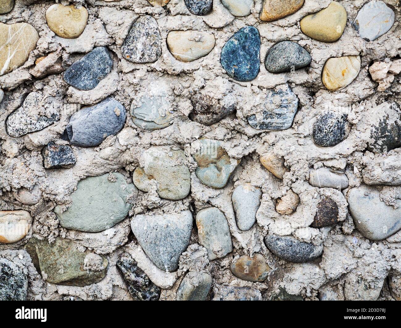 Wall built of natural stone. Can be used as background. Great ...