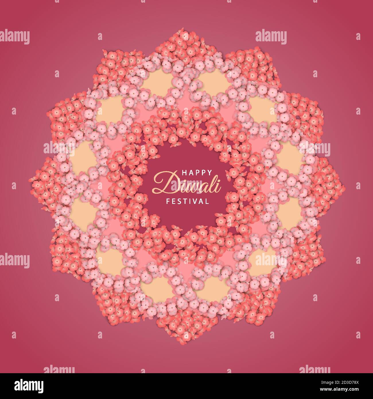 Rangoli art indian culture Stock Vector Images - Alamy