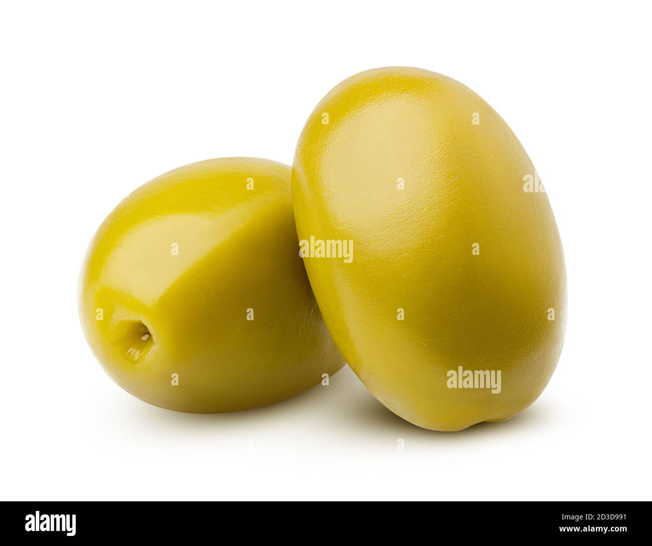 olive isolated on white background, clipping path, full depth of field ...