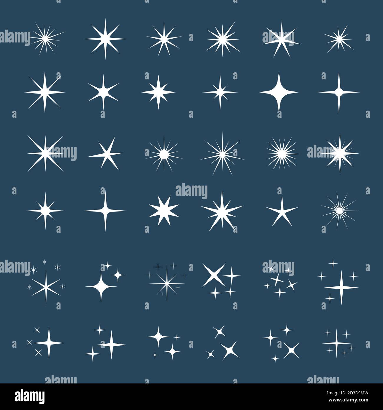 Set of shine icons, Clean star icons. Star icons. Twinkling stars. Sparkles, shining burst ...