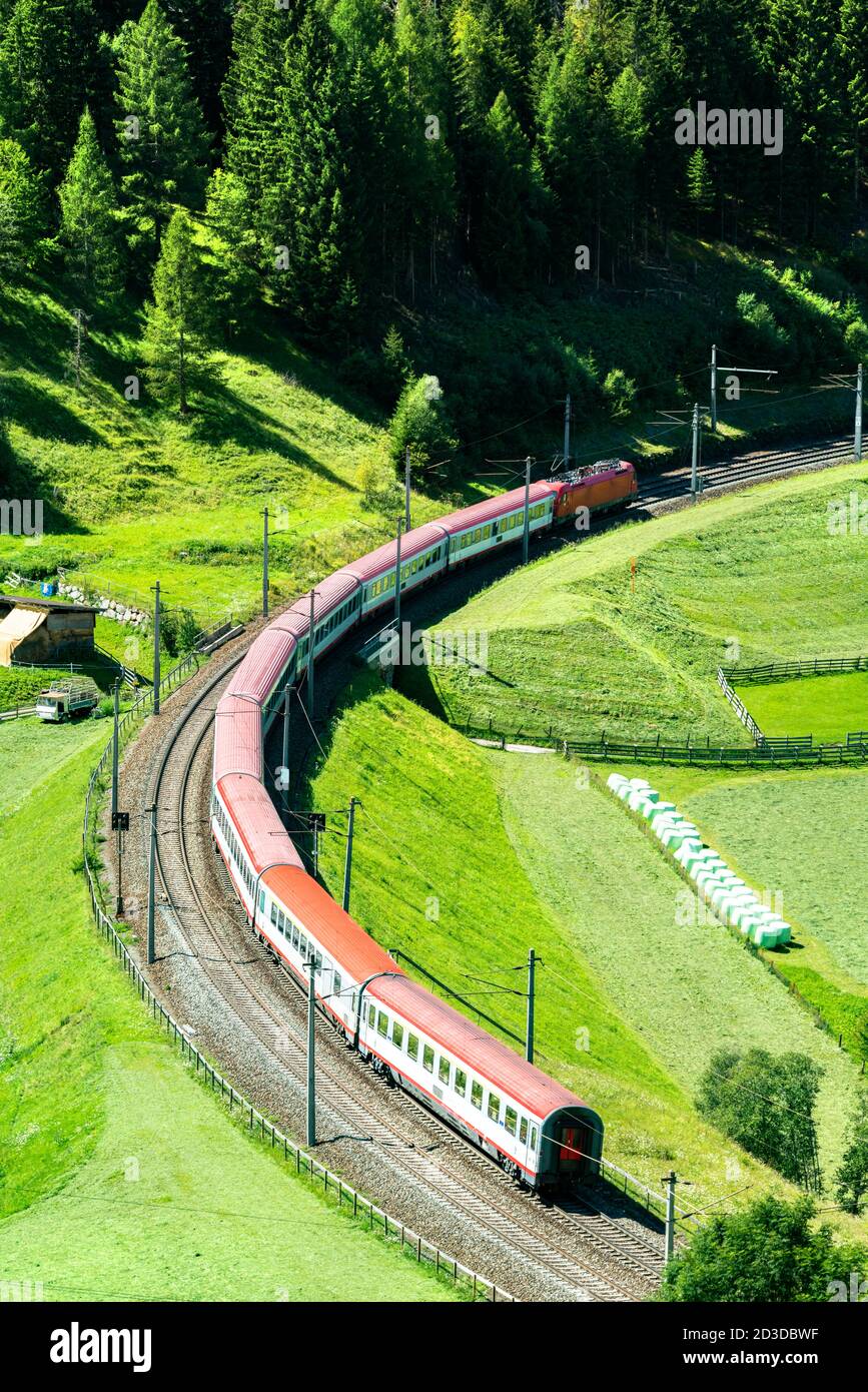 Brenner pass train hi-res stock photography and images - Alamy
