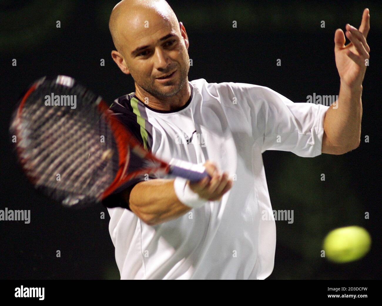 Sport tennis forehand andre agassi hi-res stock photography and images ...