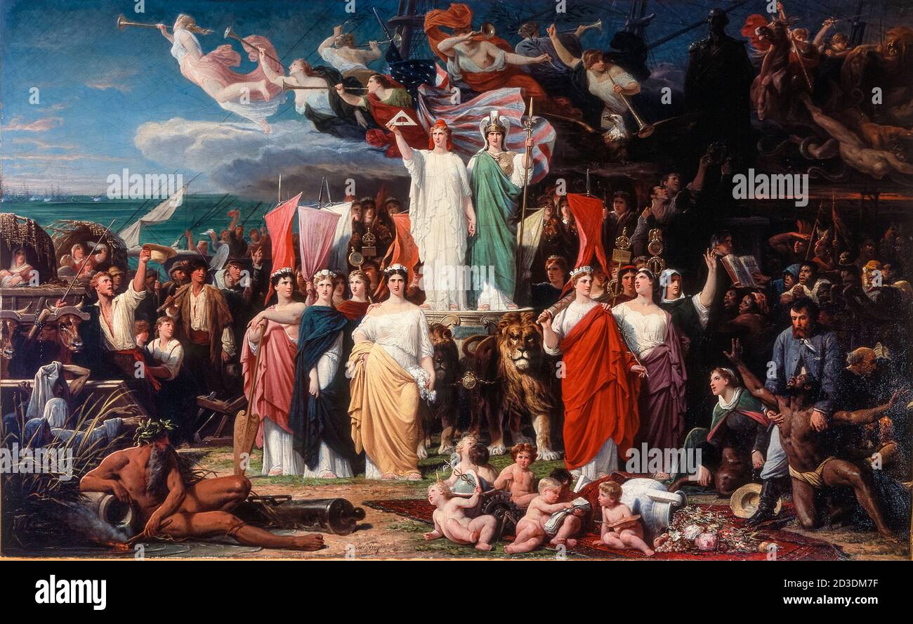 1858 america hi-res stock photography and images - Alamy