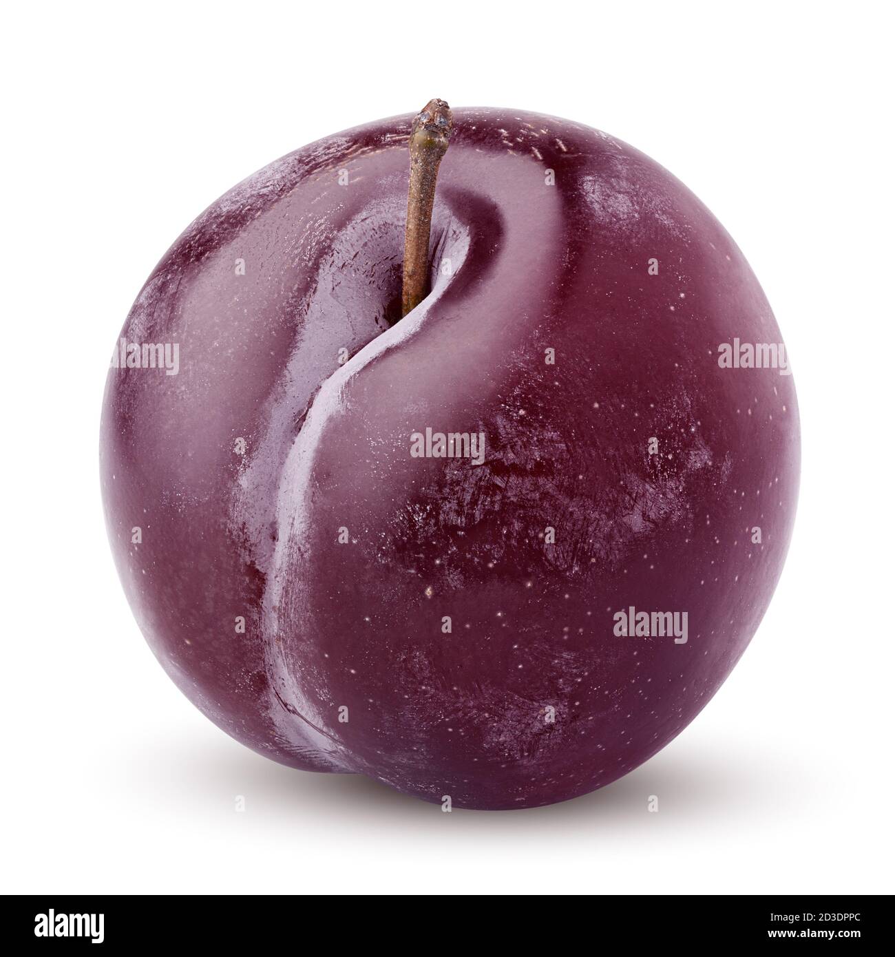 Plum cut out half hi-res stock photography and images - Alamy