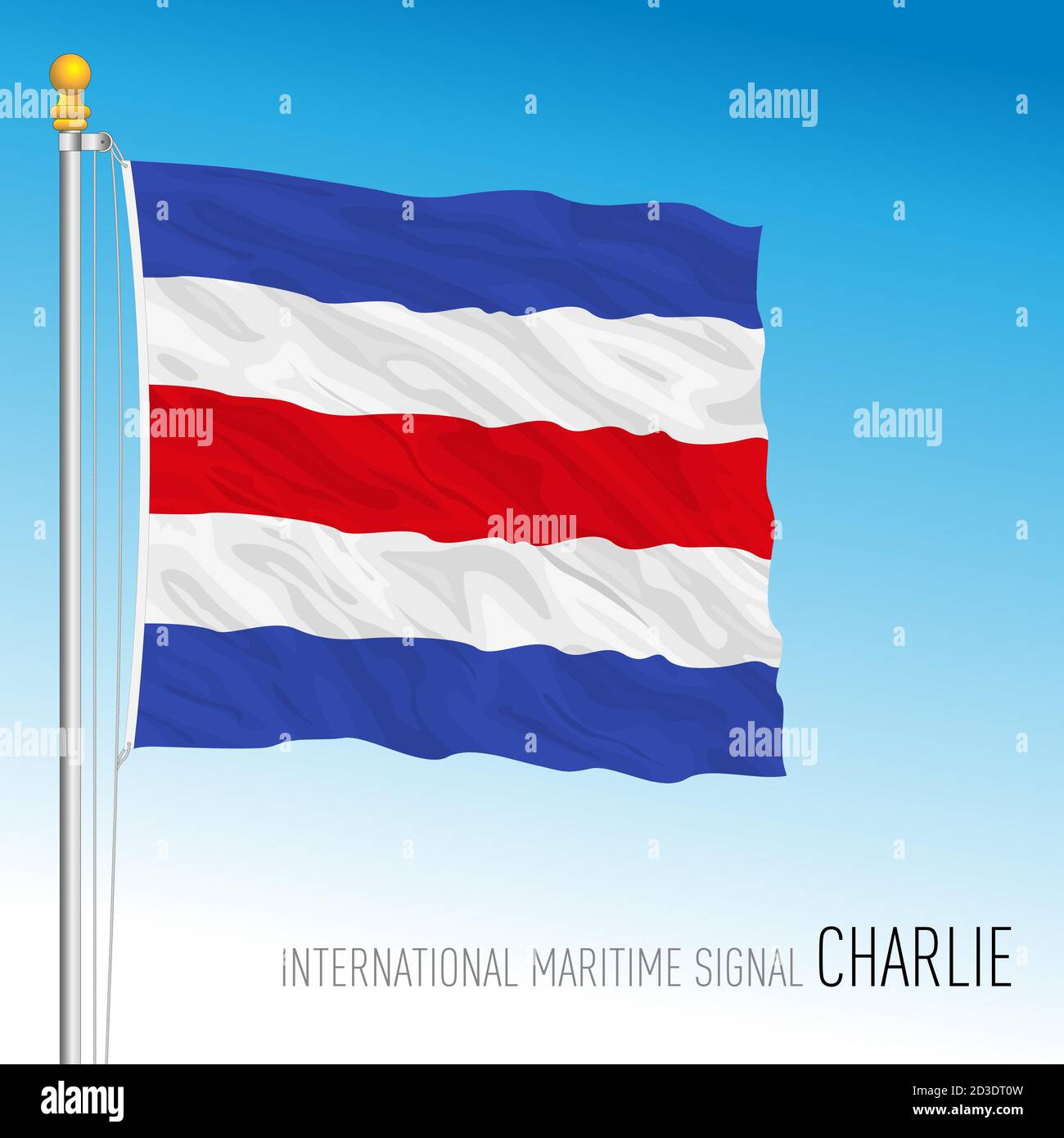 Merchant marine flag Stock Vector Images - Alamy