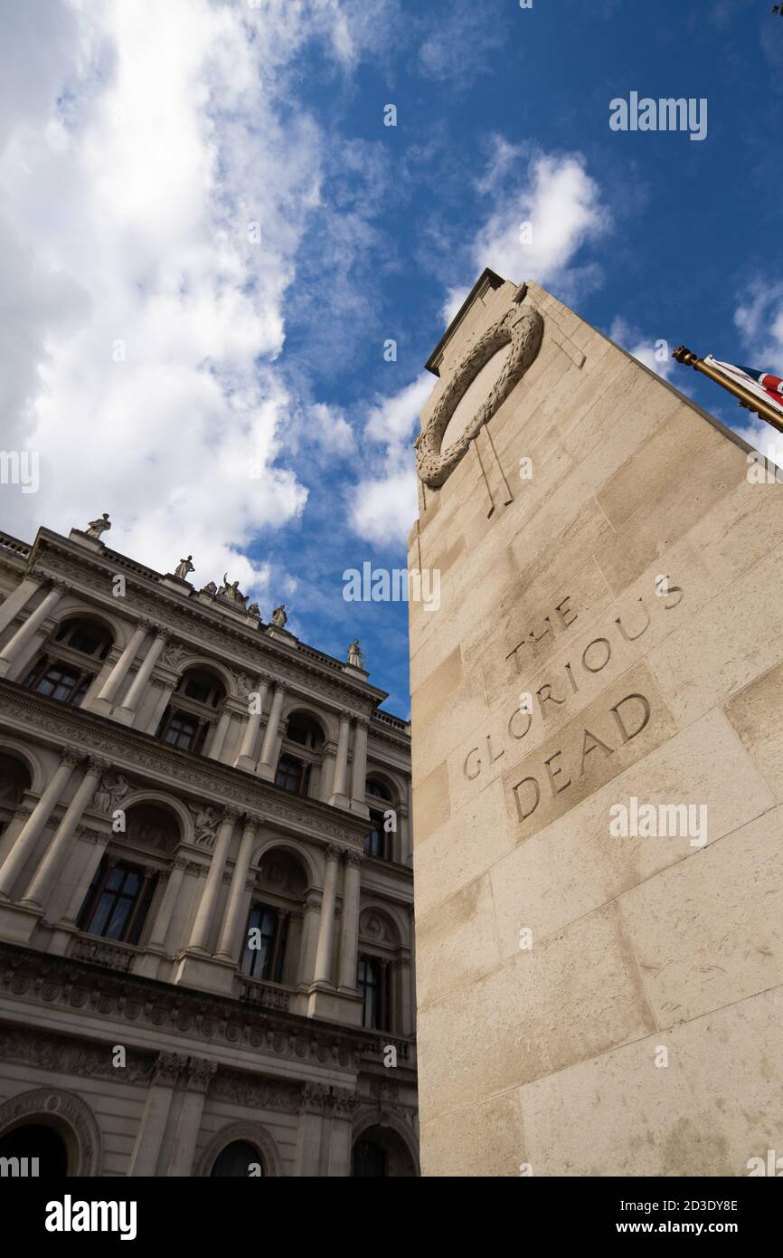 The Cenotaph national war memorial Whitehall Stock Photo - Alamy