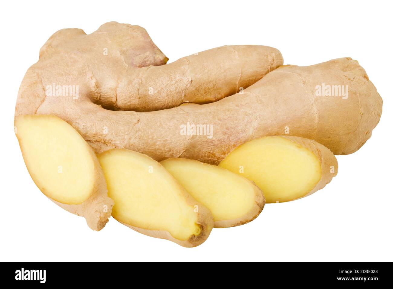 ginger, isolated on white background, clipping path, full depth of ...
