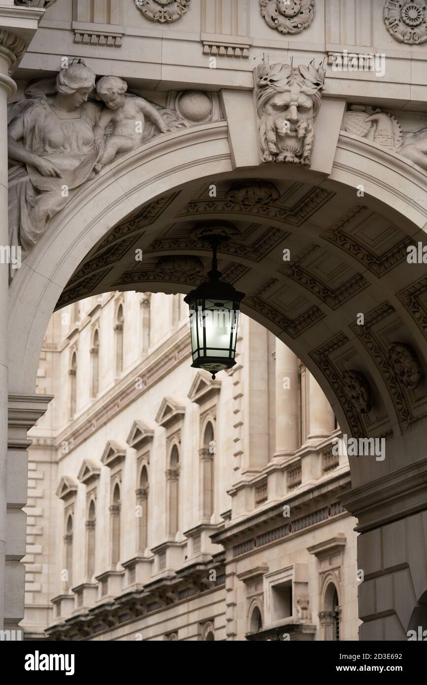 Triple-Arched Bridge, King Charles Street, Whitehall Stock Photo - Alamy