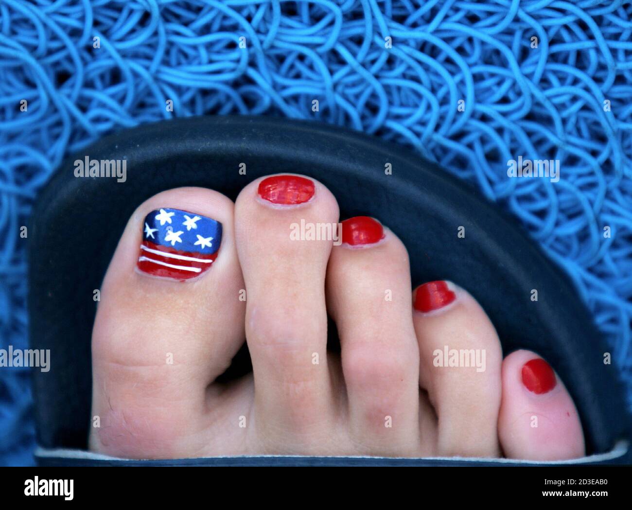 American Flag Toes