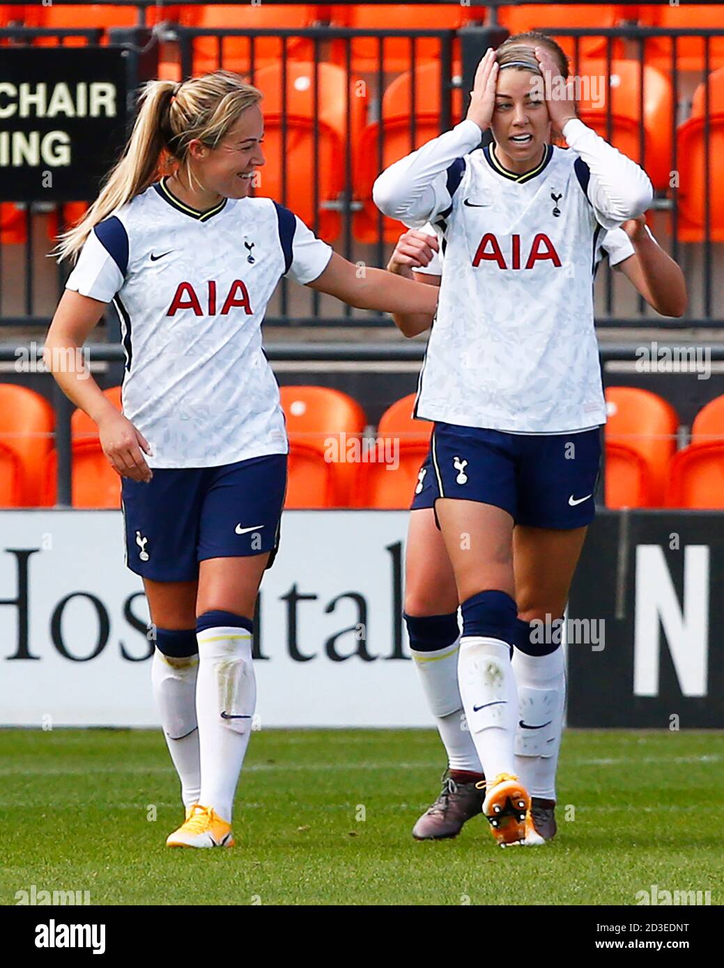 LONDON, ENGLAND - OCTOBER 07:Alanna Kennedy of Tottenham Hotspur Women ...