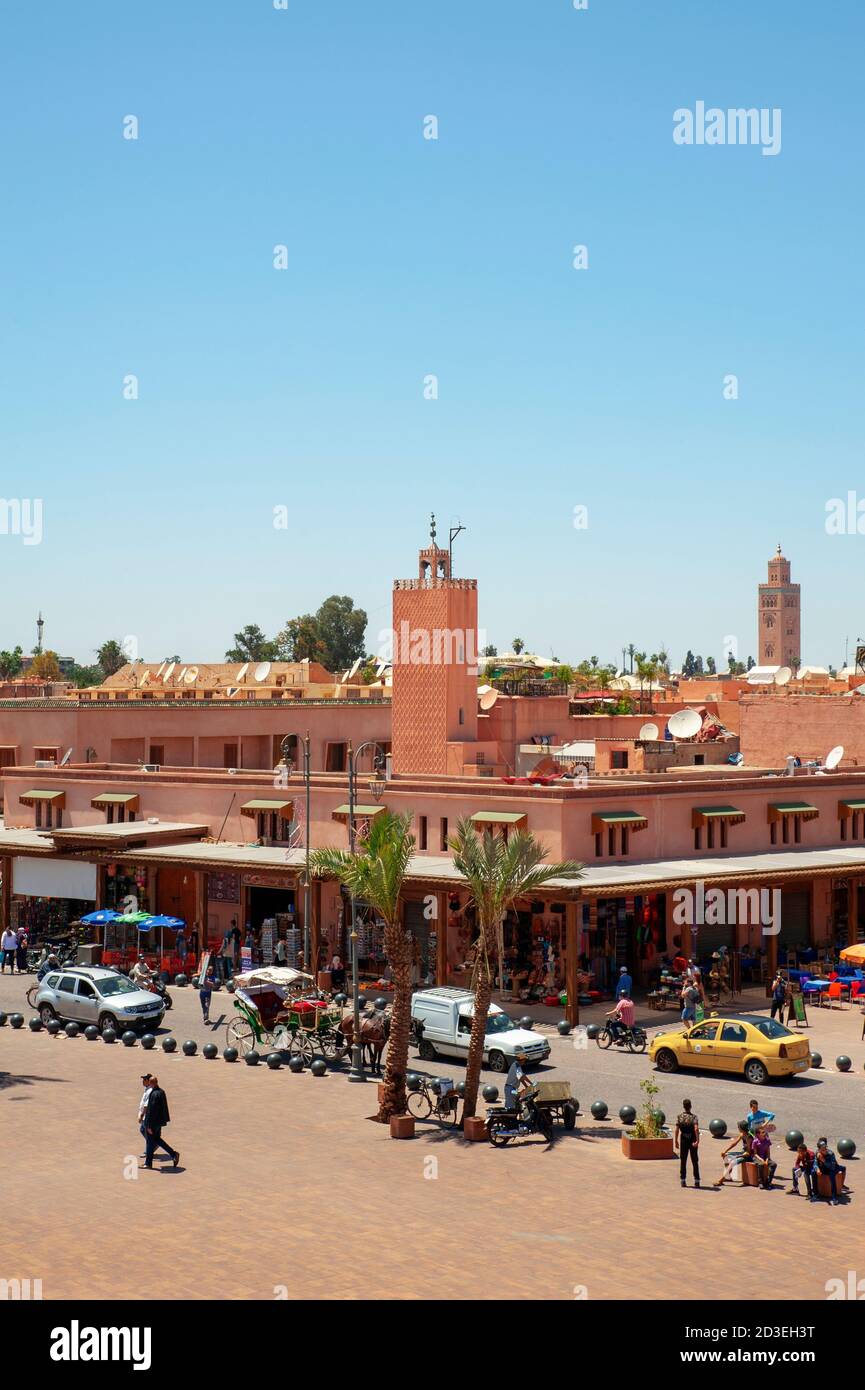Rooftops in the medina marrakech hi-res stock photography and images ...