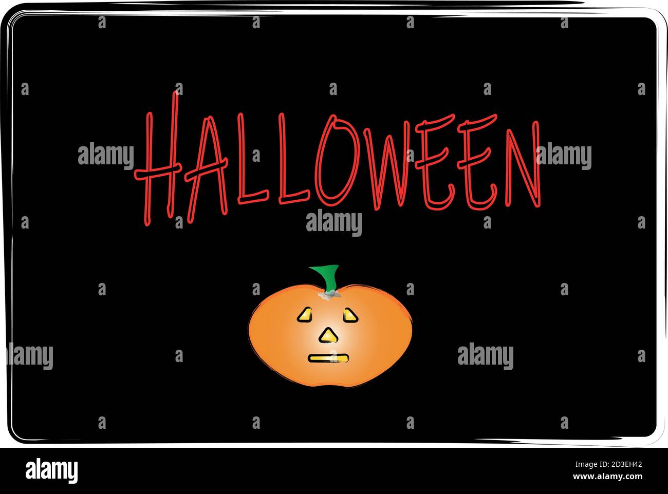 Halloween word on a black abstract background Stock Vector Image & Art ...
