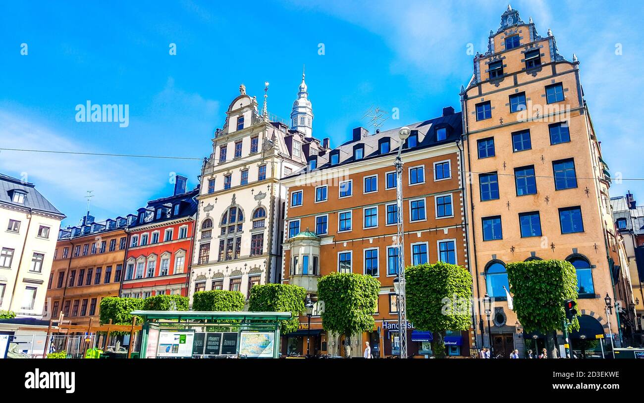 Architecture of the city. Stockholm, Sweden Stock Photo - Alamy
