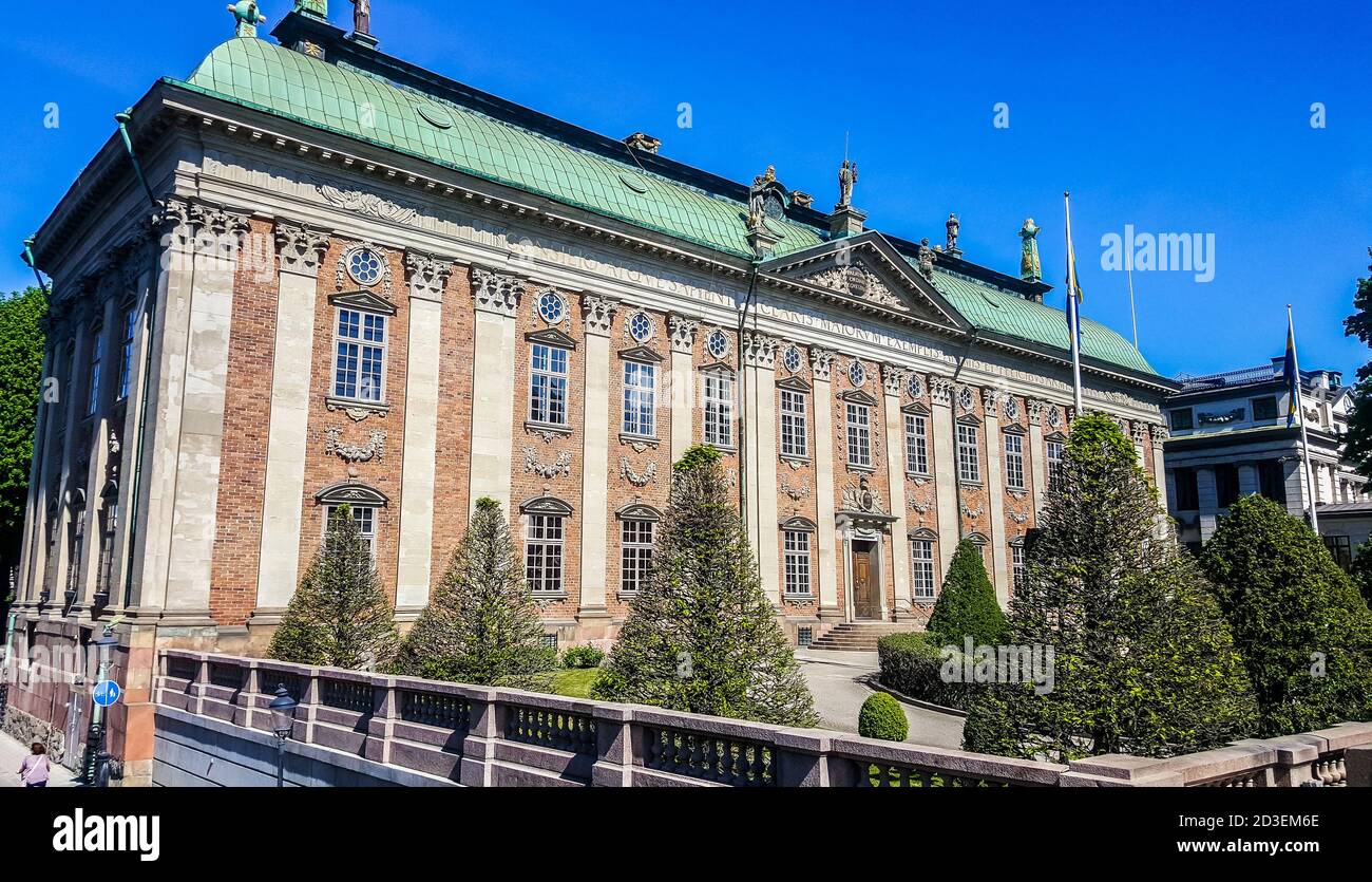 House of Nobility (Riddarhuset). Stockholm, Sweden Stock Photo - Alamy