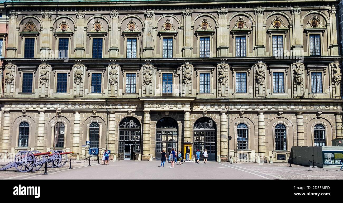 The Royal Palace (Stockholms slott or Kungliga slottet). Stockholm ...