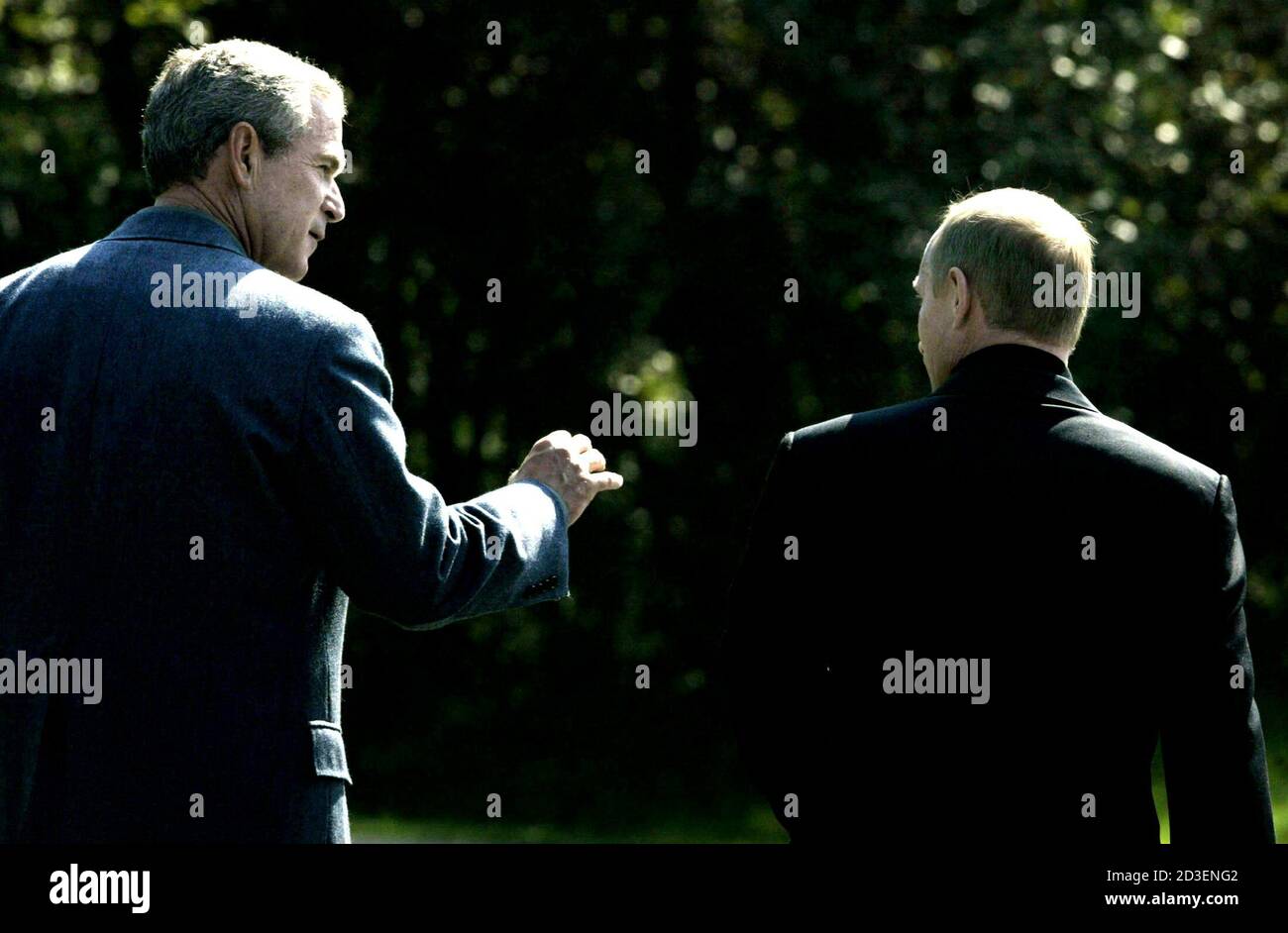 Putin Bush Camp David High Resolution Stock Photography and Images - Alamy