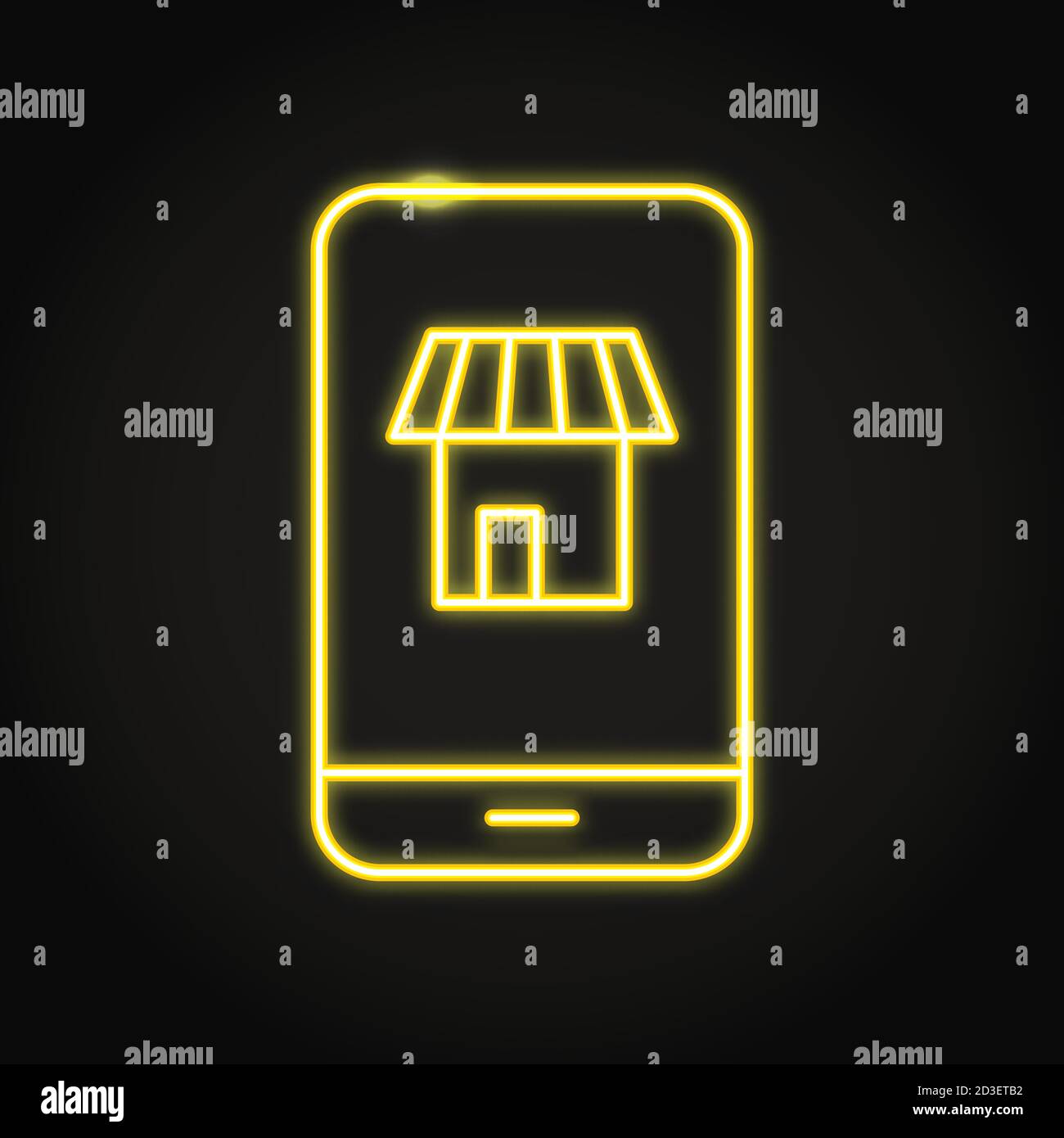 Mobile telephone store Stock Vector Images - Alamy