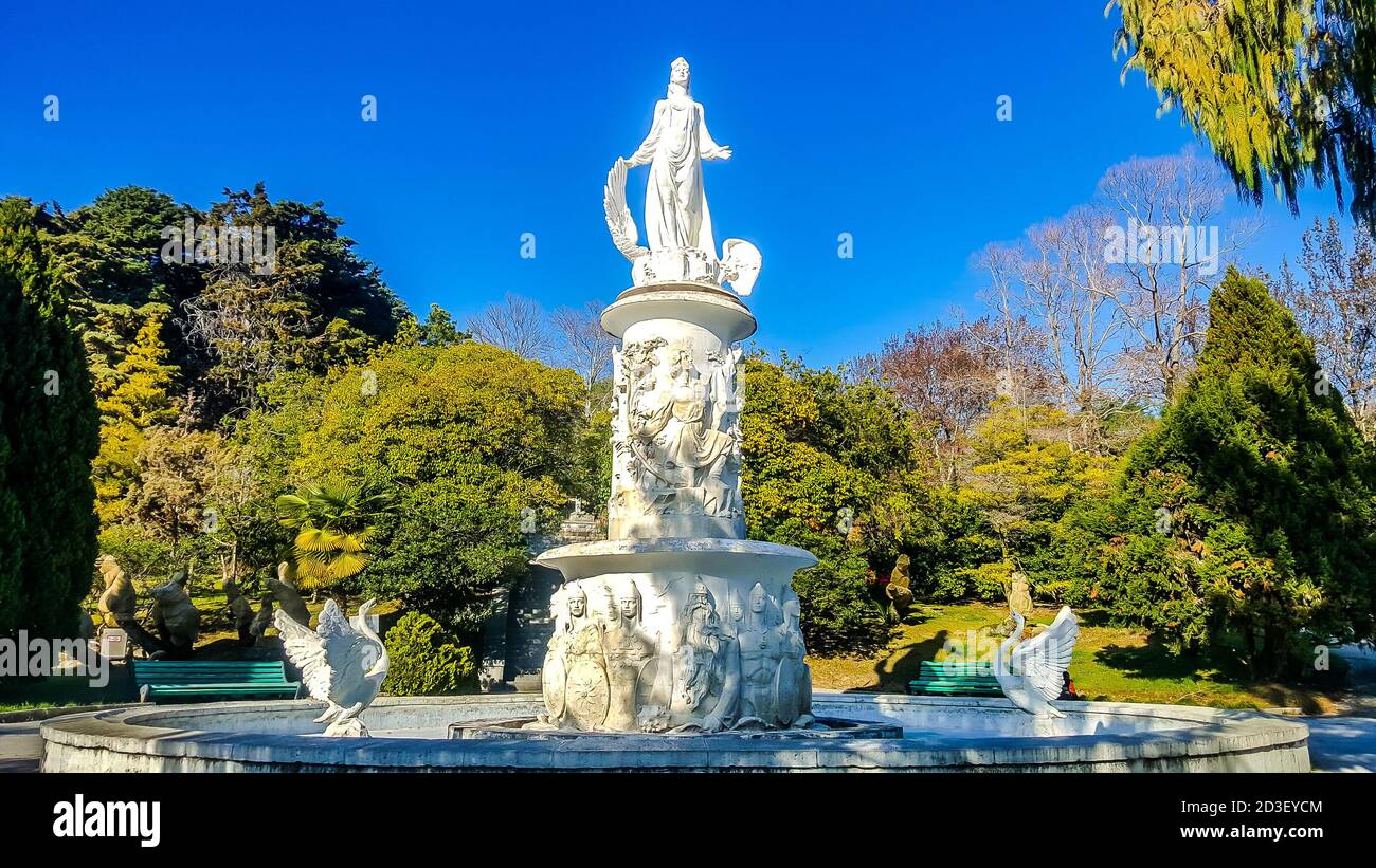 Fountain "Fairy Tale" in the Arboretum. Sochi, Russia Stock Photo - Alamy