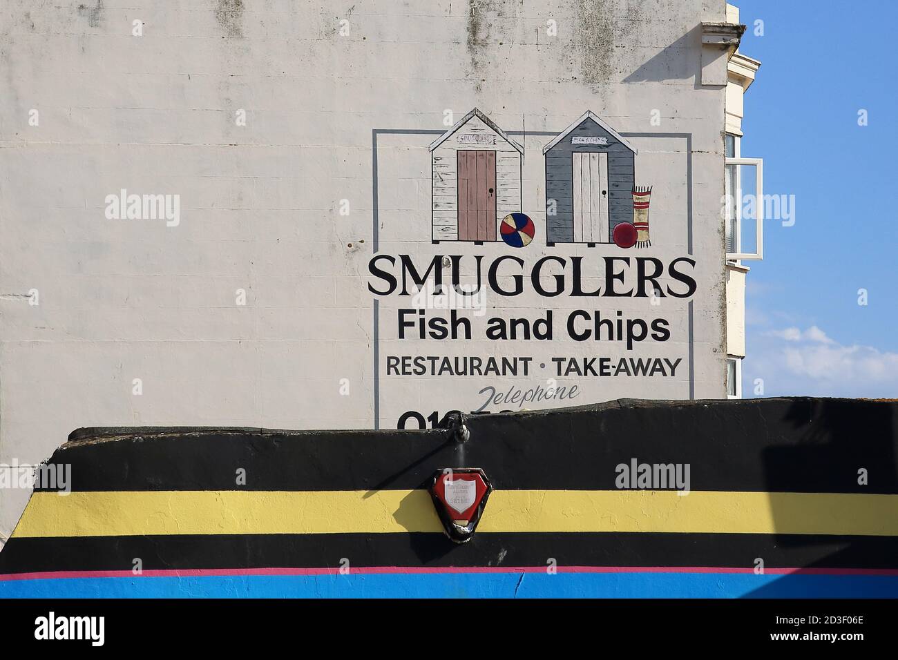 Rottingdean village, Fish and Chips Restaurant, East Sussex, England ...