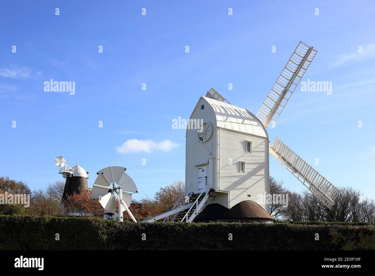 Jack and Jill Windmills, Clayton, Sussex Stock Photo - Alamy