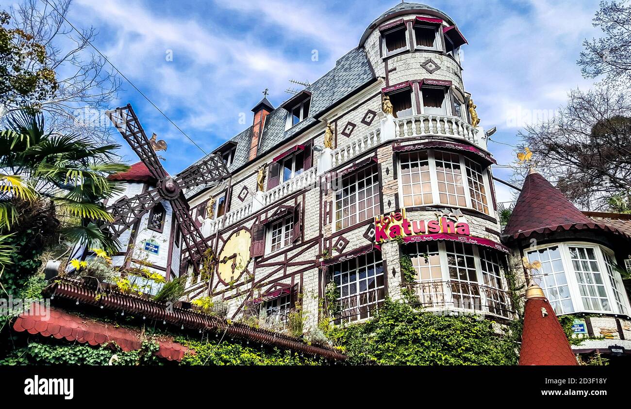 Hotel Katusha. Sochi, Russia Stock Photo - Alamy
