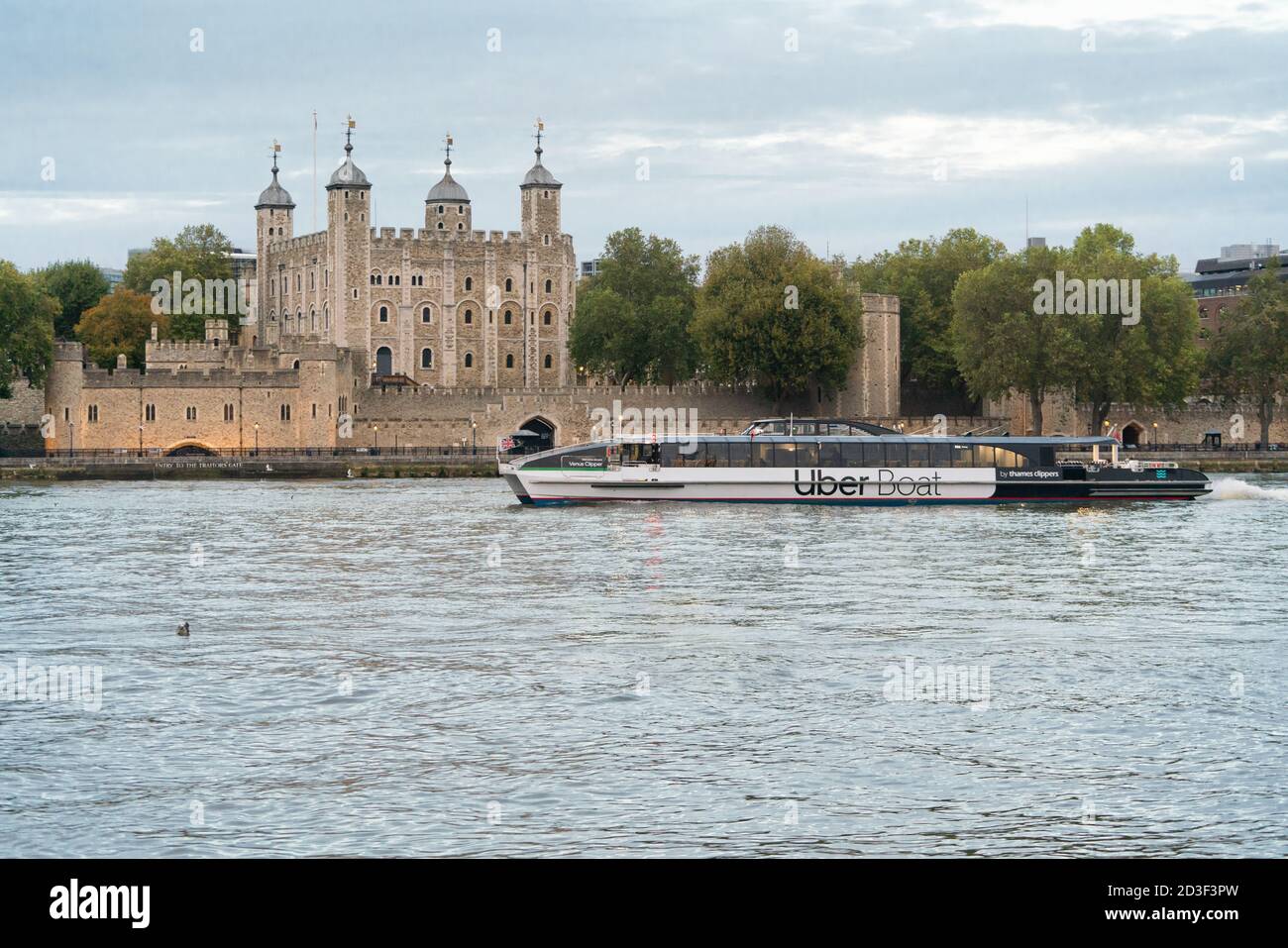 Uber boat by thames clippers hi-res stock photography and images - Alamy