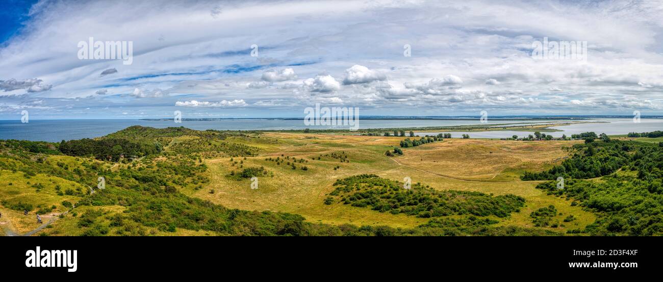 panorama of the german island hiddensee in the baltic sea Stock Photo ...