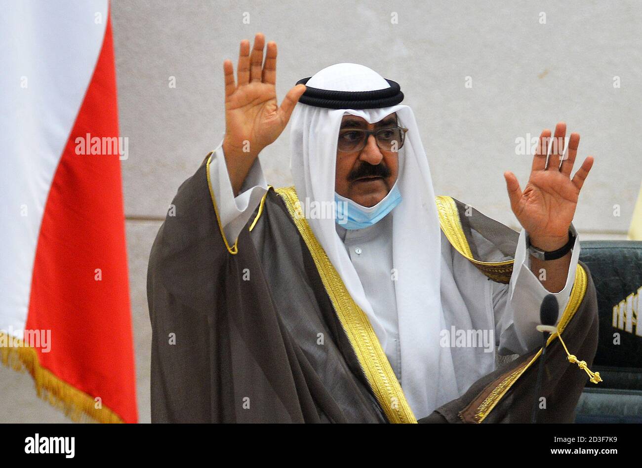 Crown prince sheikh mishal al ahmad al jaber al sabah hi-res stock ...