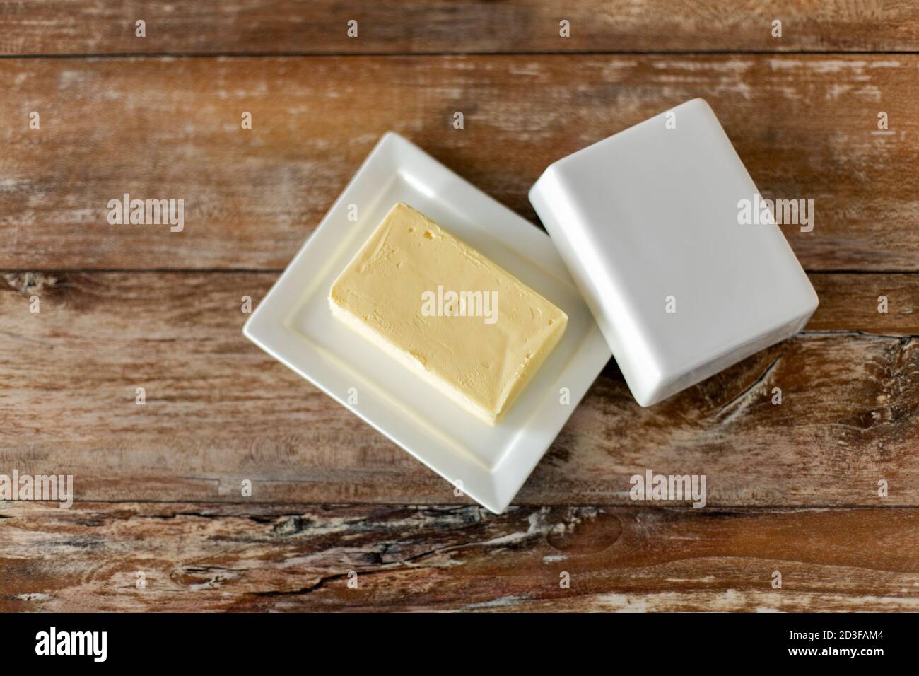Block butter overhead hi-res stock photography and images - Alamy