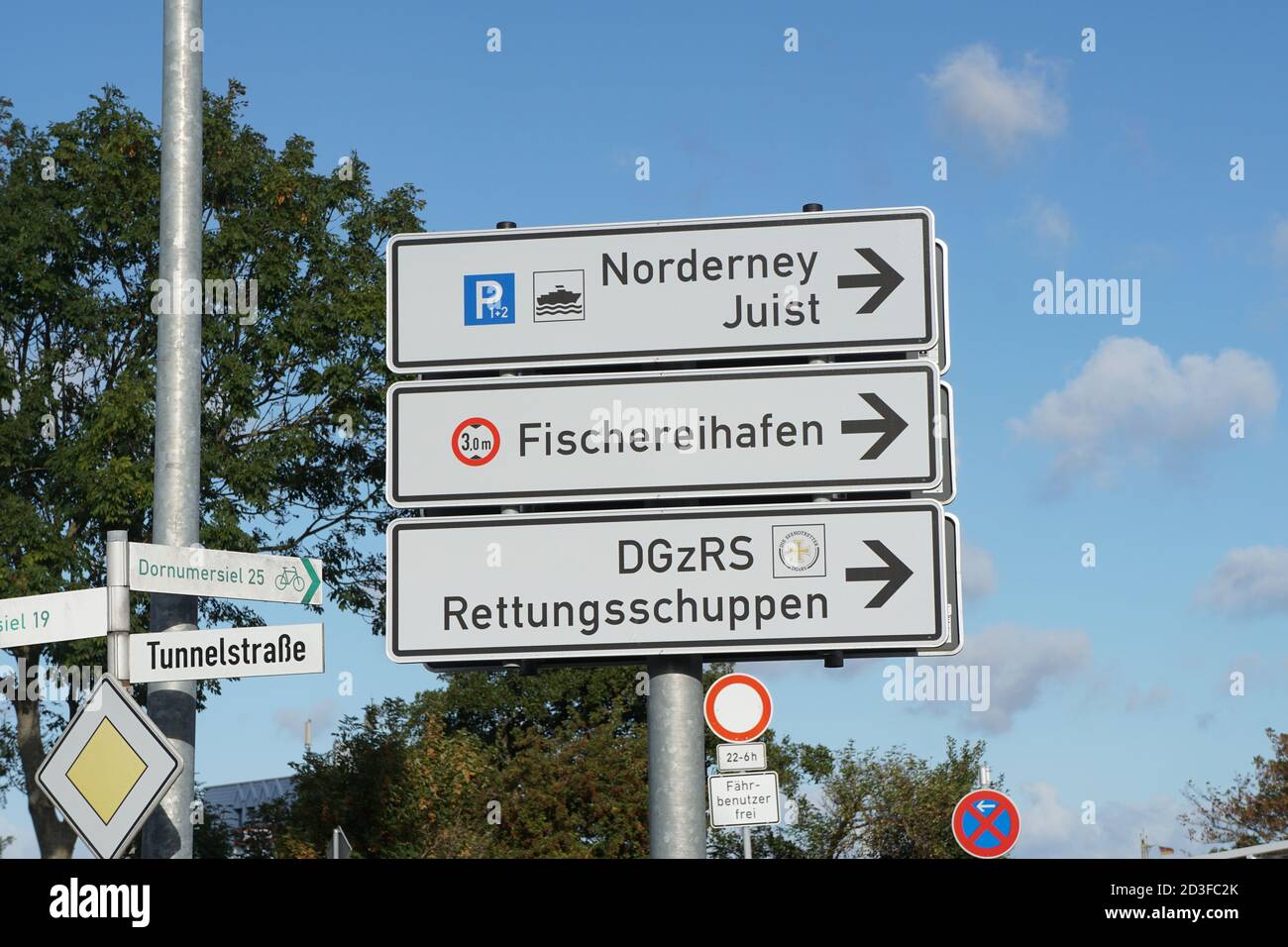 Road sign. Norden. East Frisia. Germany Stock Photo - Alamy