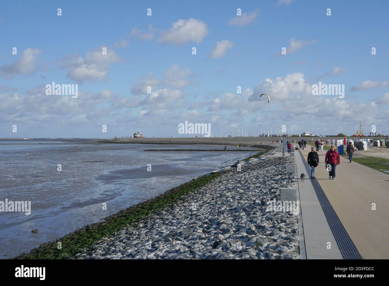 Sea front. Norddeich. East Frisia. Germany Stock Photo - Alamy