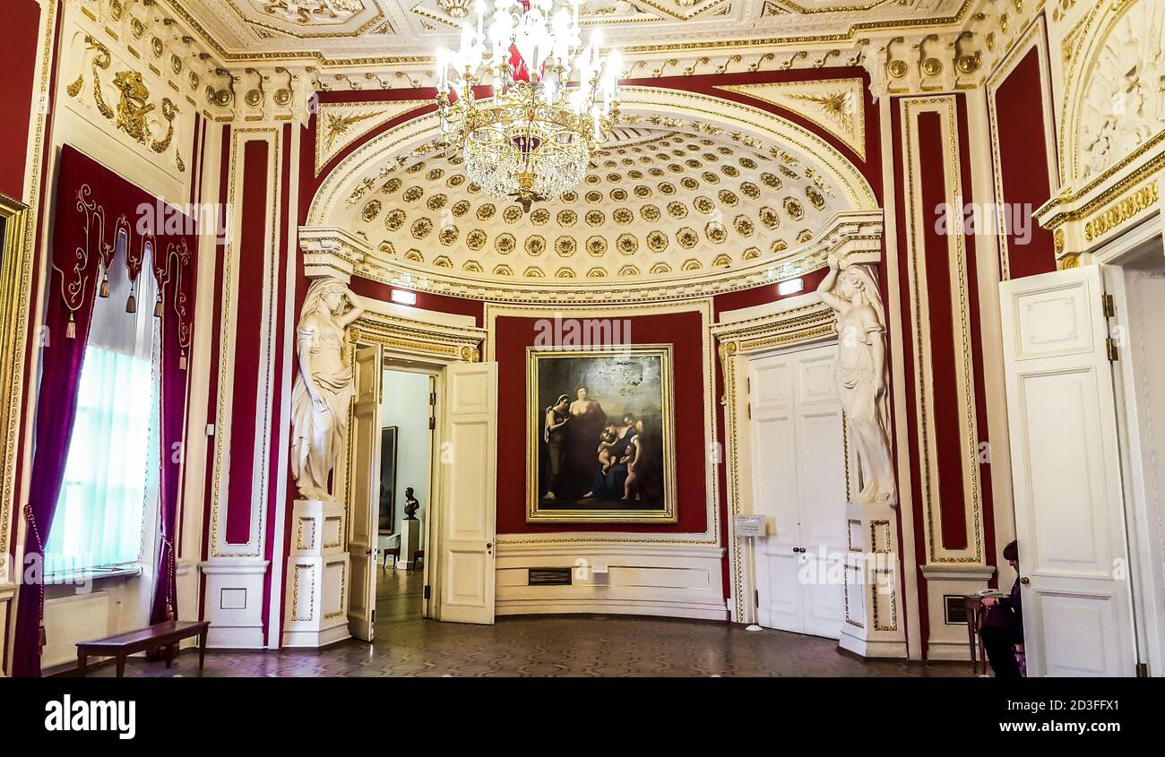 Interior of The Mikhailovsky (St Michael's) Castle also known as ...