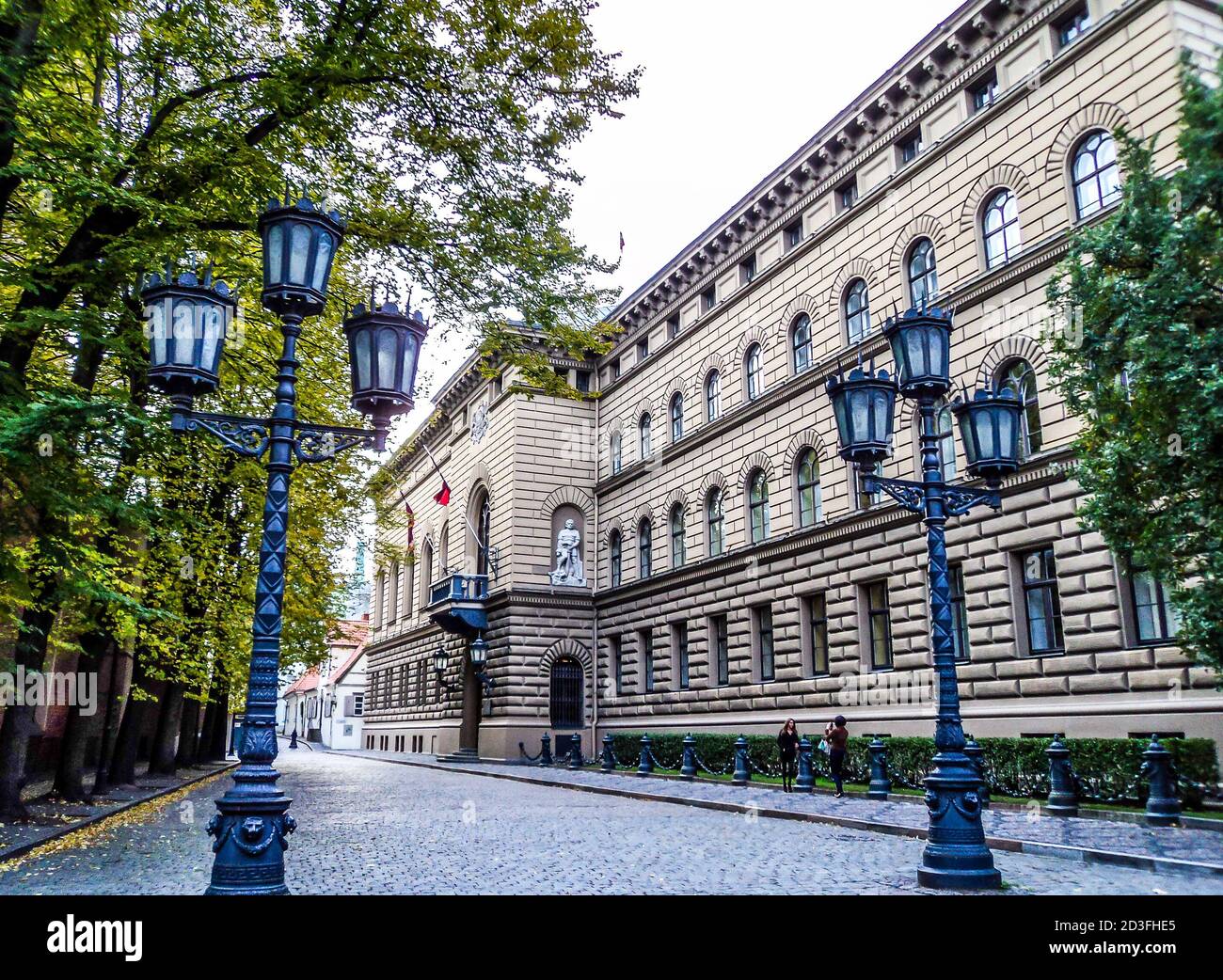 Saeima building latvian parliament riga latvia hi-res stock photography ...