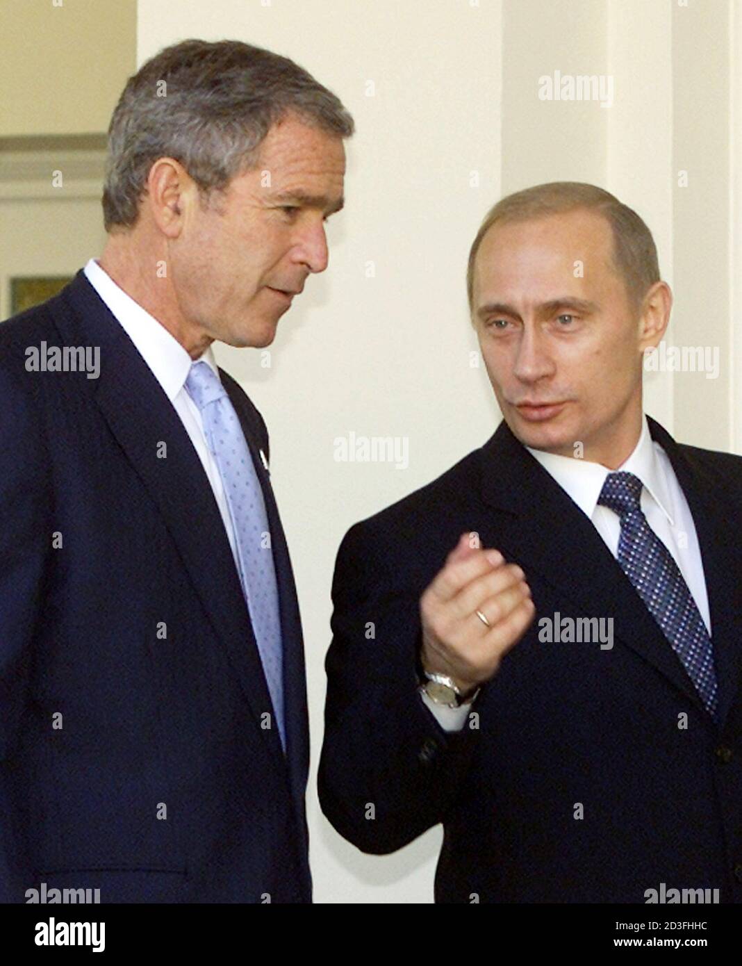 George w bush putin white house hi-res stock photography and images - Alamy
