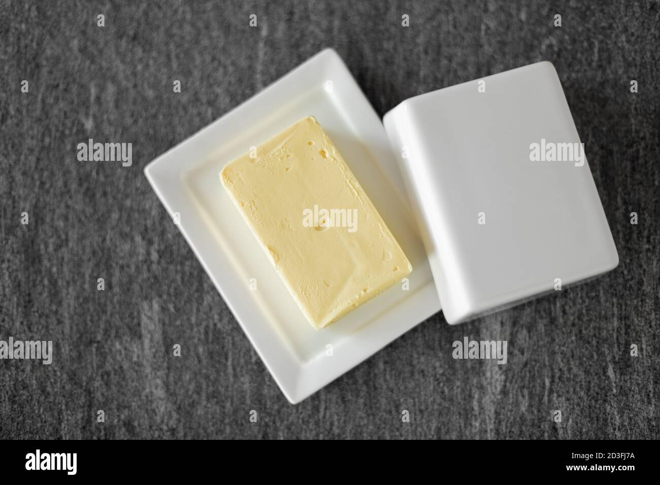 Block butter overhead hi-res stock photography and images - Alamy