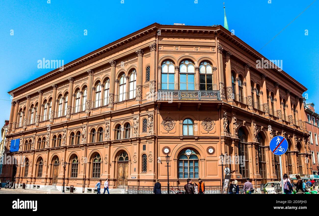 The Art Museum RIGA BOURSE. Architectural monument of national ...