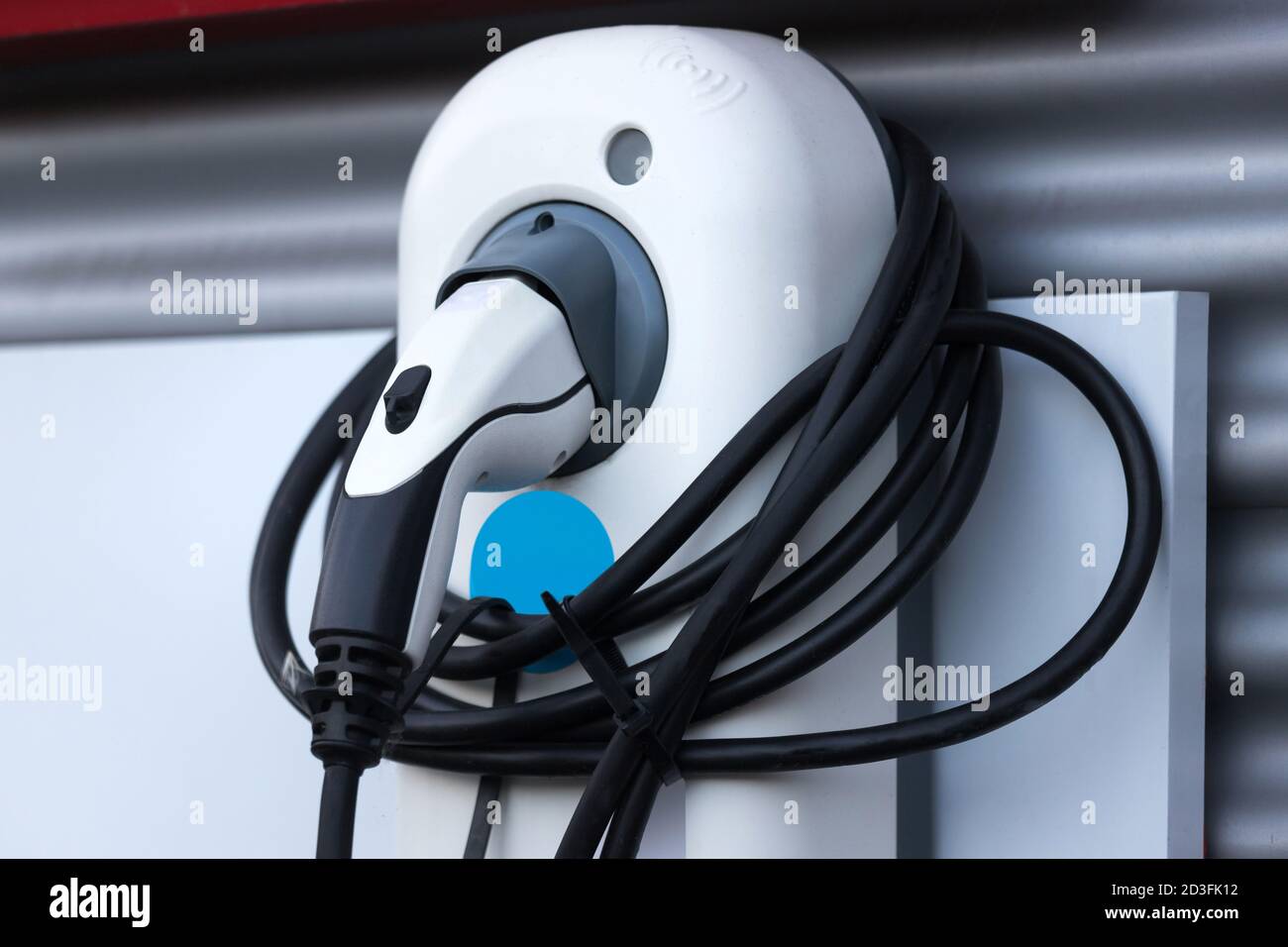 an electrical car loading station Stock Photo - Alamy