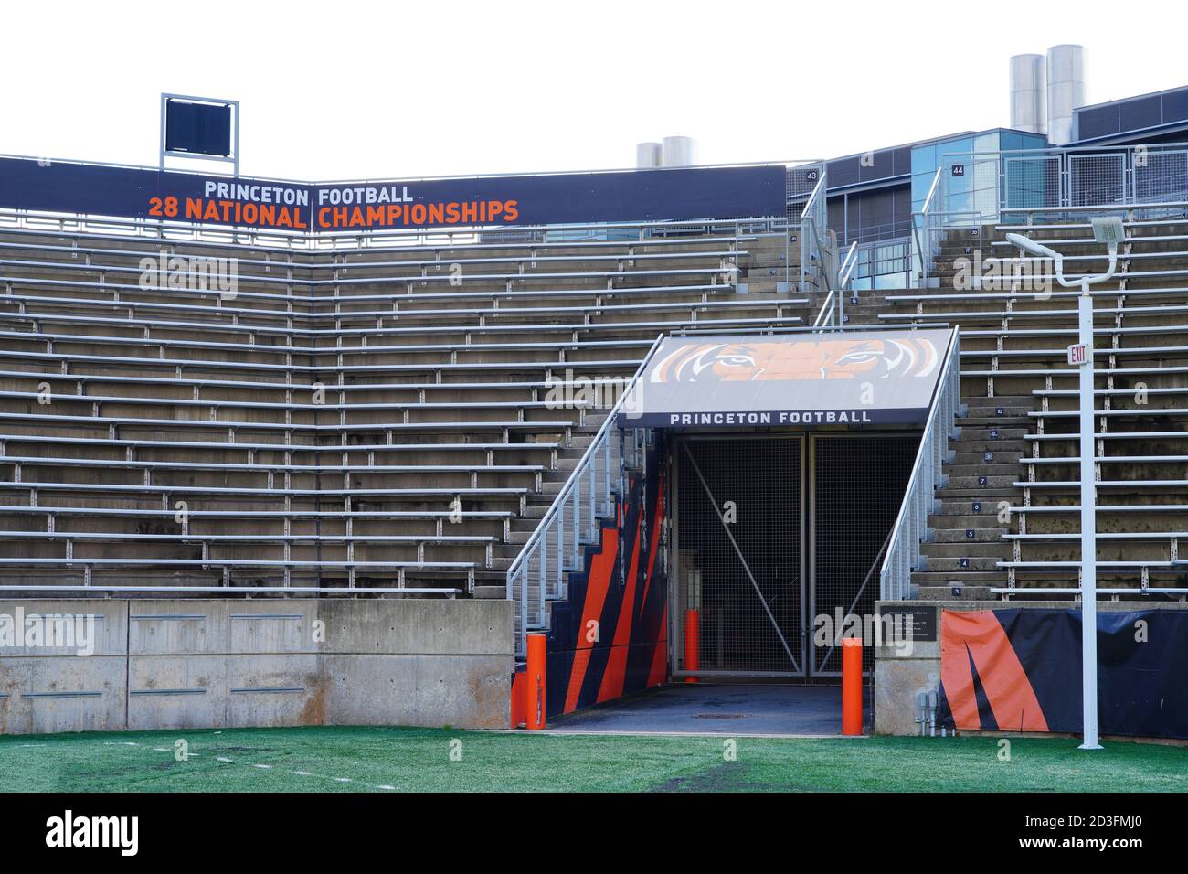 PRINCETON, NJ -2 OCT 2020- View of the Powers Field stadium on the ...