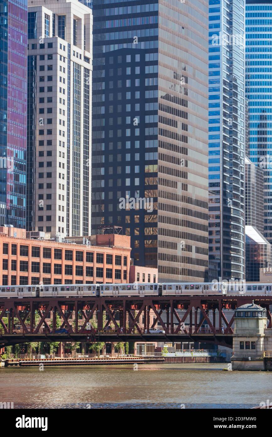 Chicago Building Architecture in USA Stock Photo - Alamy