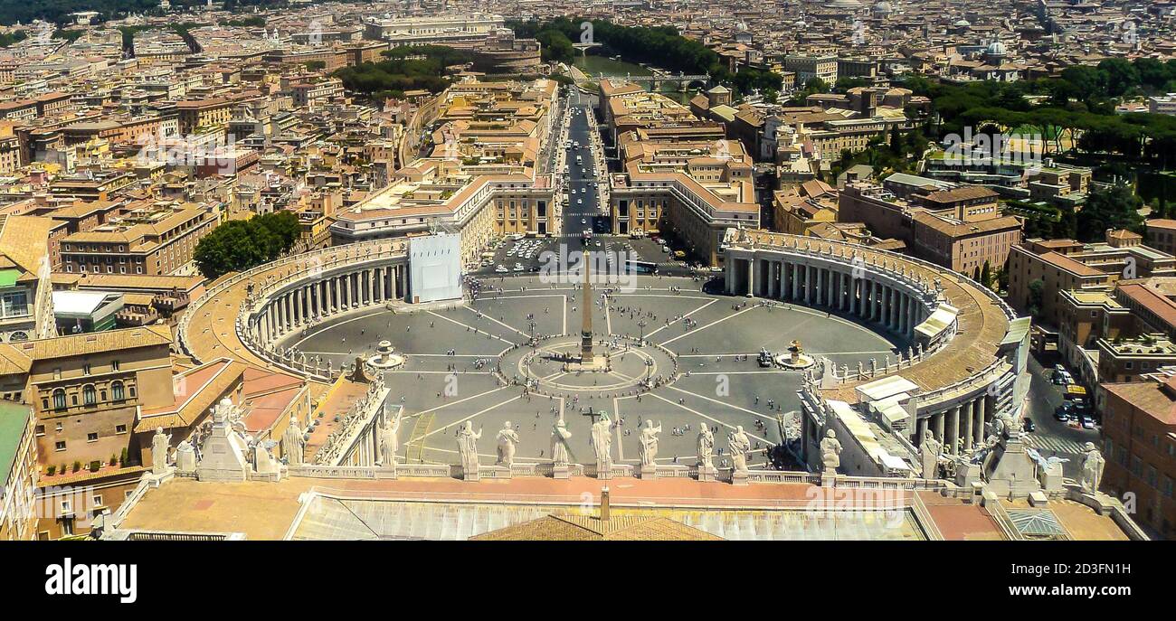 Vatican city aerial view basilica hi-res stock photography and images ...