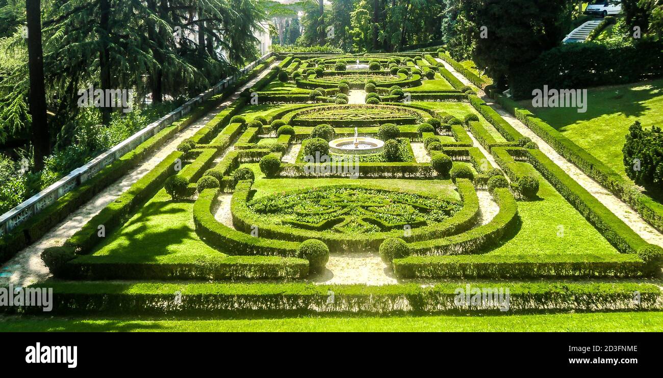 Landscape design in Vatican gardens, Rome Italy Stock Photo - Alamy