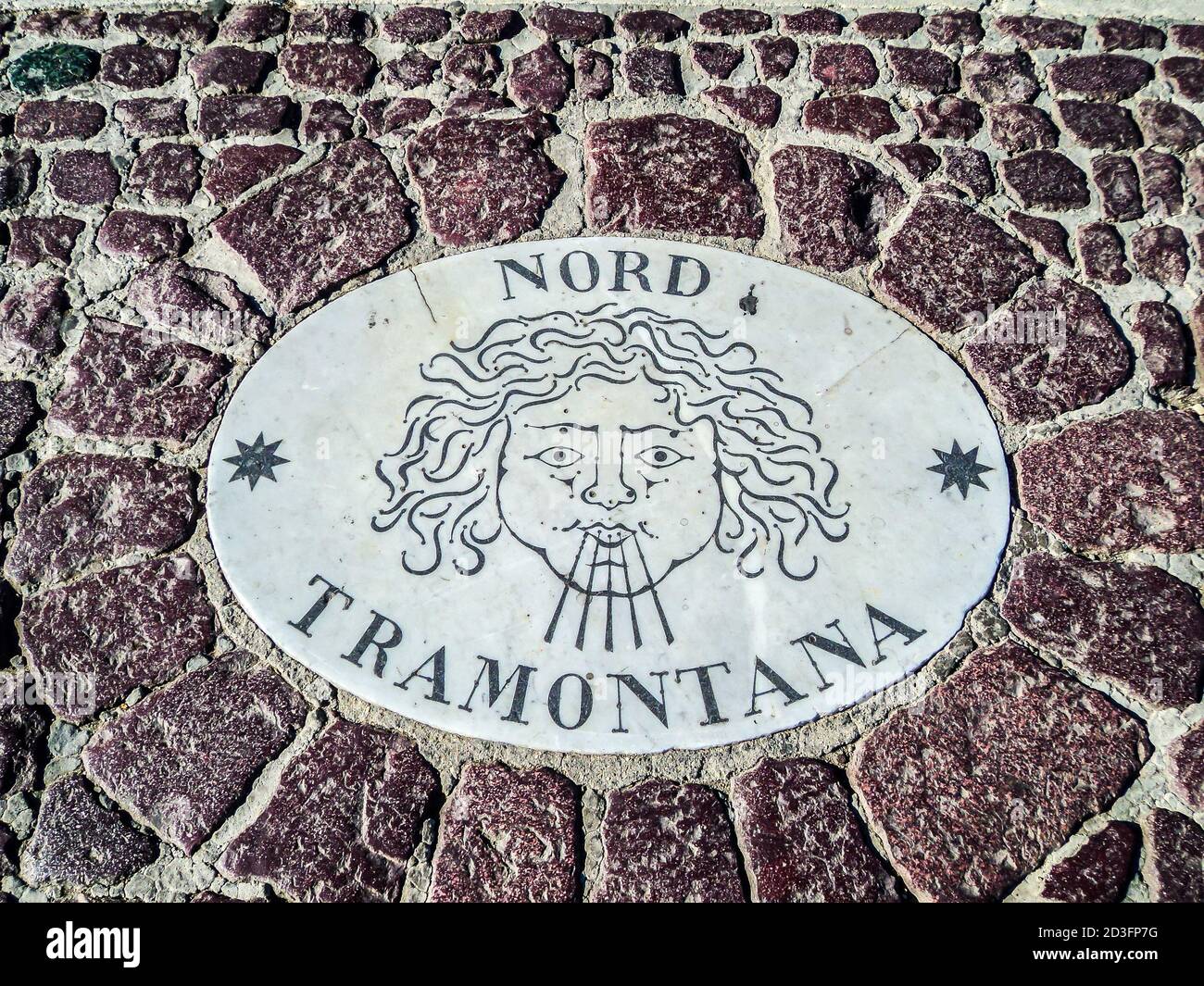 The indicator of wind direction by Bernini. Located on the St Peter's ...