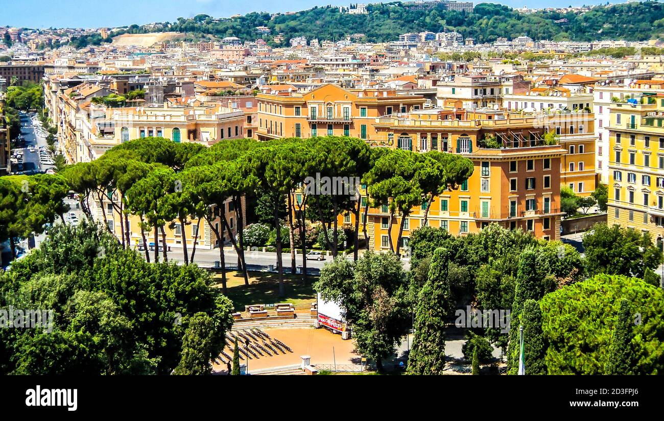 Cityscape of Rome, Italy Stock Photo - Alamy