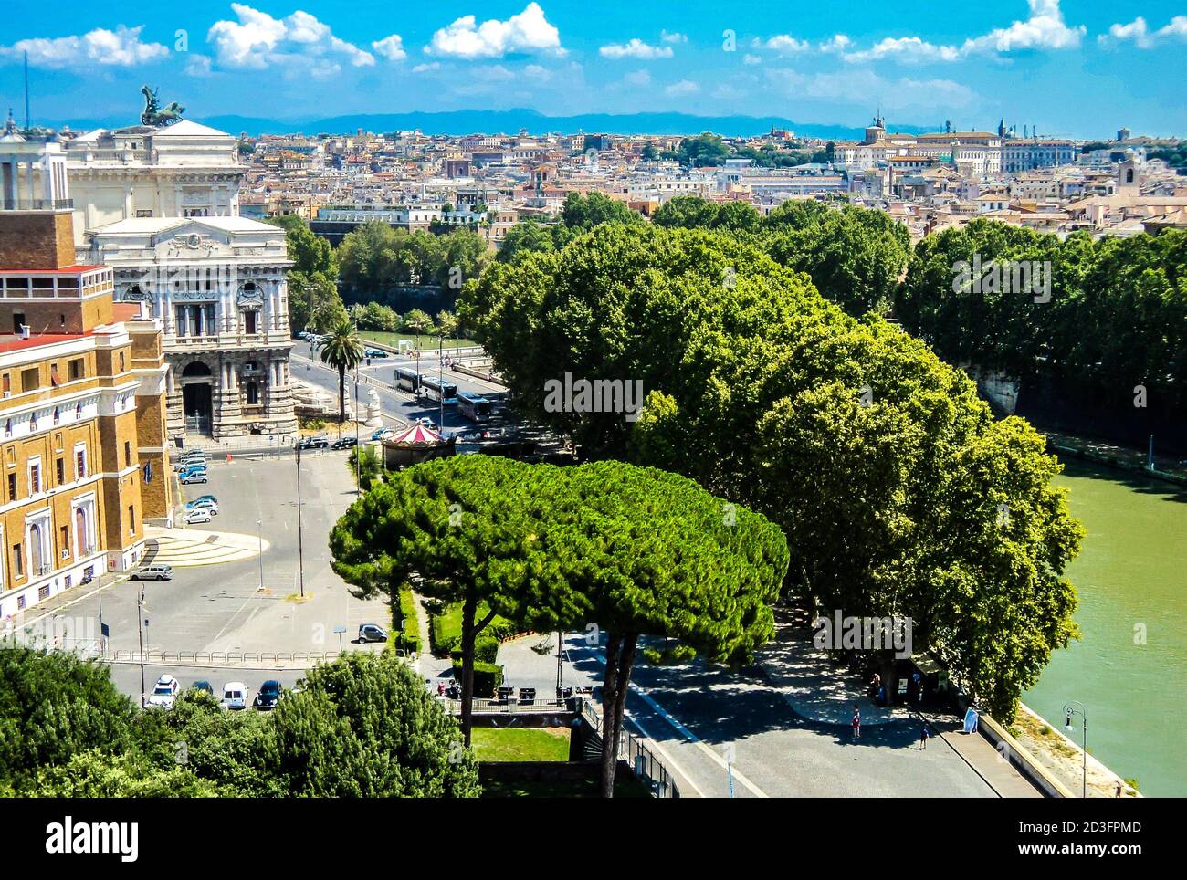 Cityscape of Rome, Italy Stock Photo - Alamy