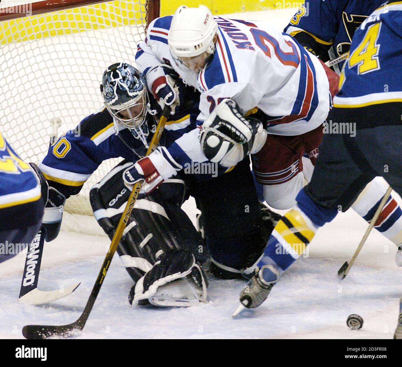 Blues rangers hockey hi-res stock photography and images - Alamy
