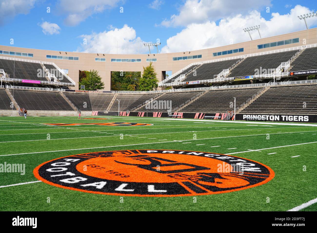 PRINCETON, NJ -2 OCT 2020- View of the Powers Field stadium on the ...