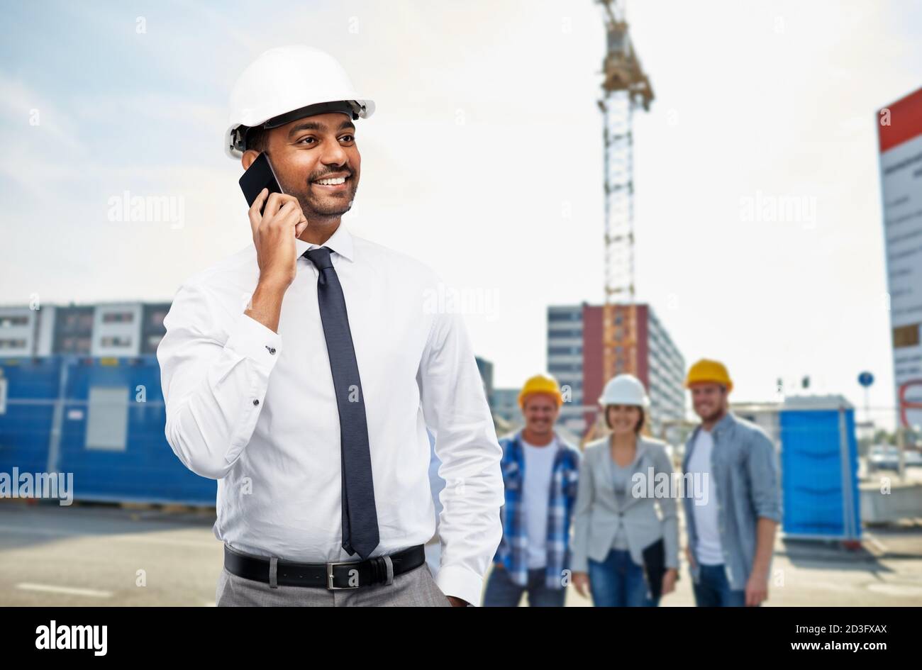Construction conversation business hi-res stock photography and images ...