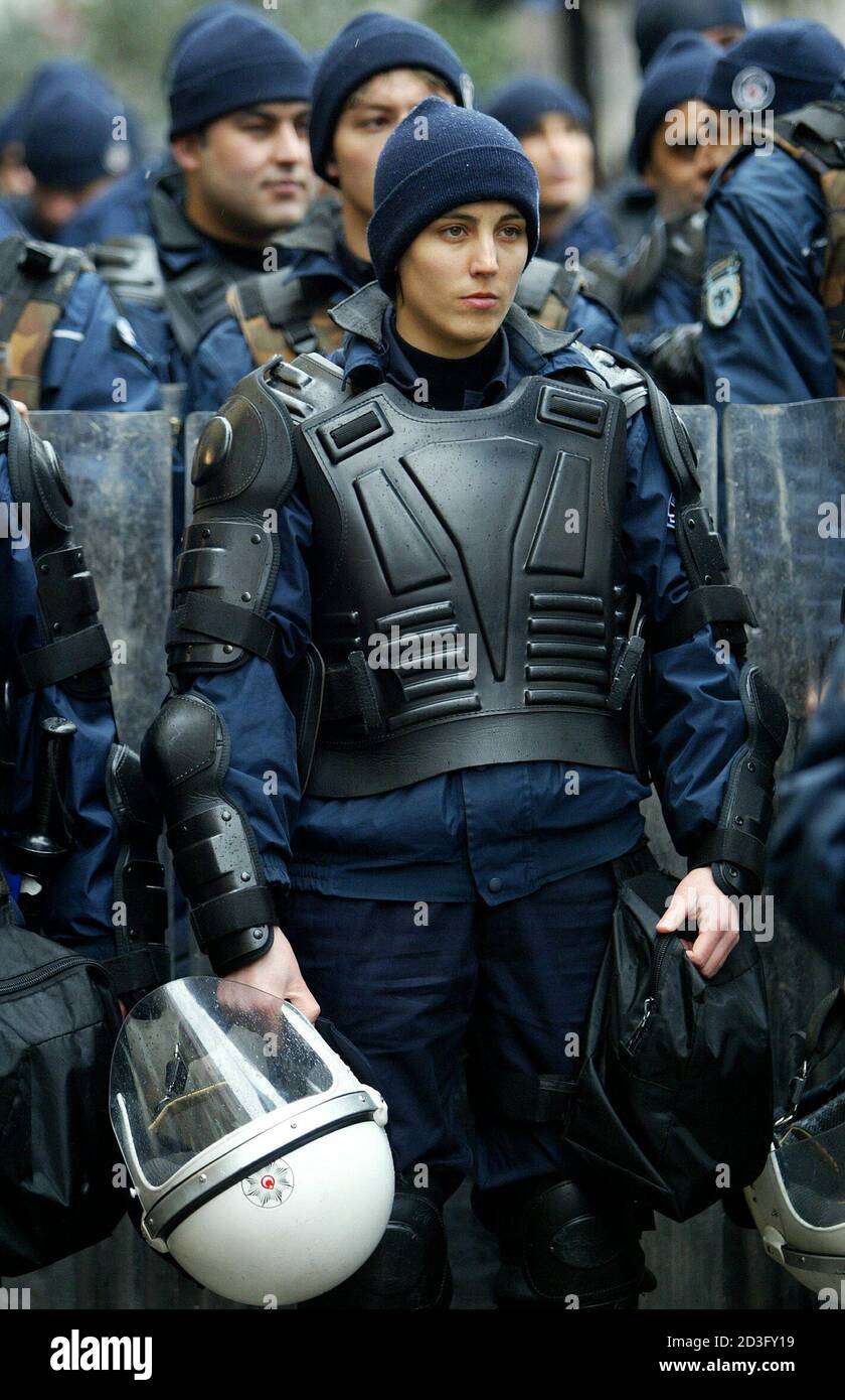 Riot Gear Woman High Resolution Stock Photography and Images - Alamy