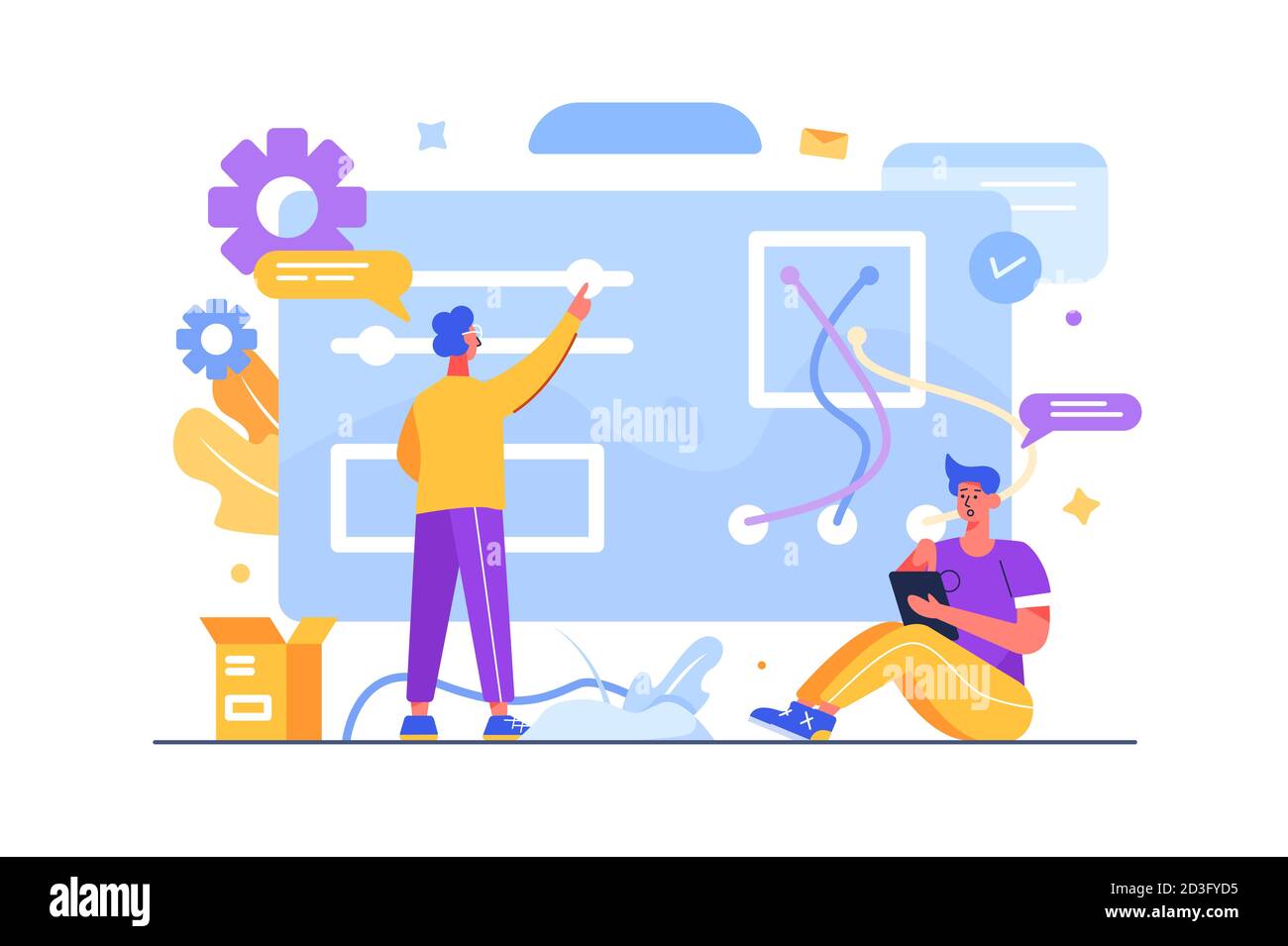 Experts vector hi-res stock photography and images - Alamy