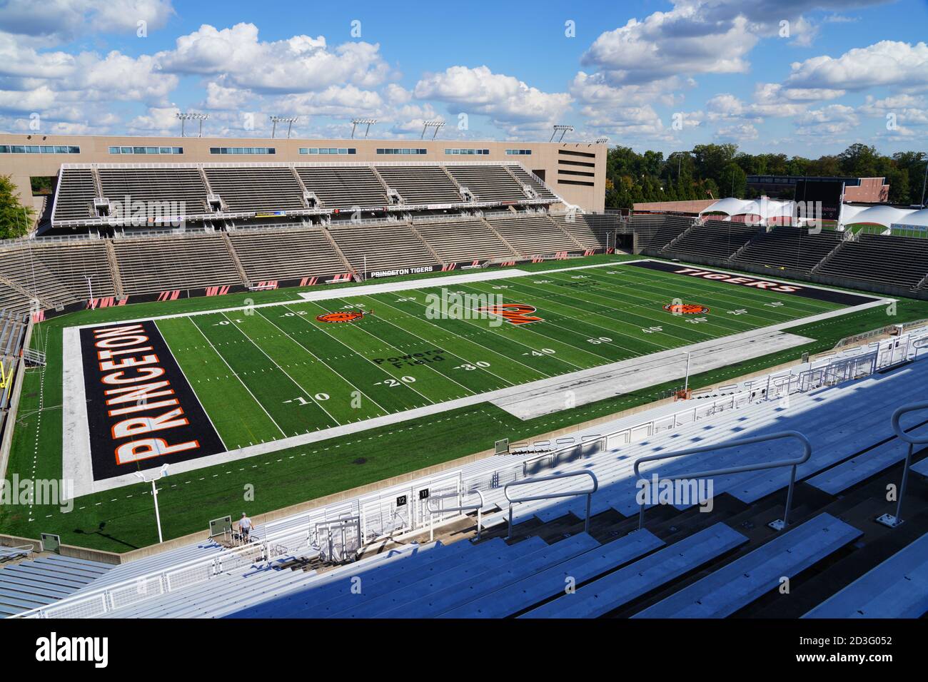 PRINCETON, NJ -2 OCT 2020- View of the Powers Field stadium on the ...